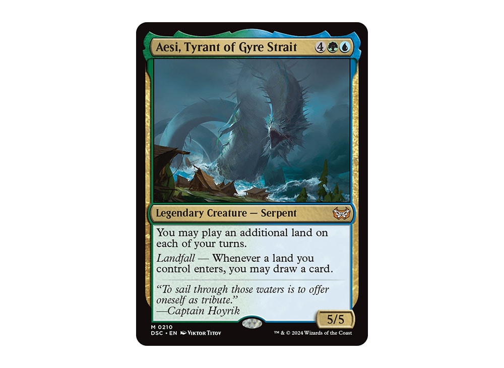 Aesi Tyrant of Gyre Strait M [DSC 0210] [EN](Duskmourn : House of ...