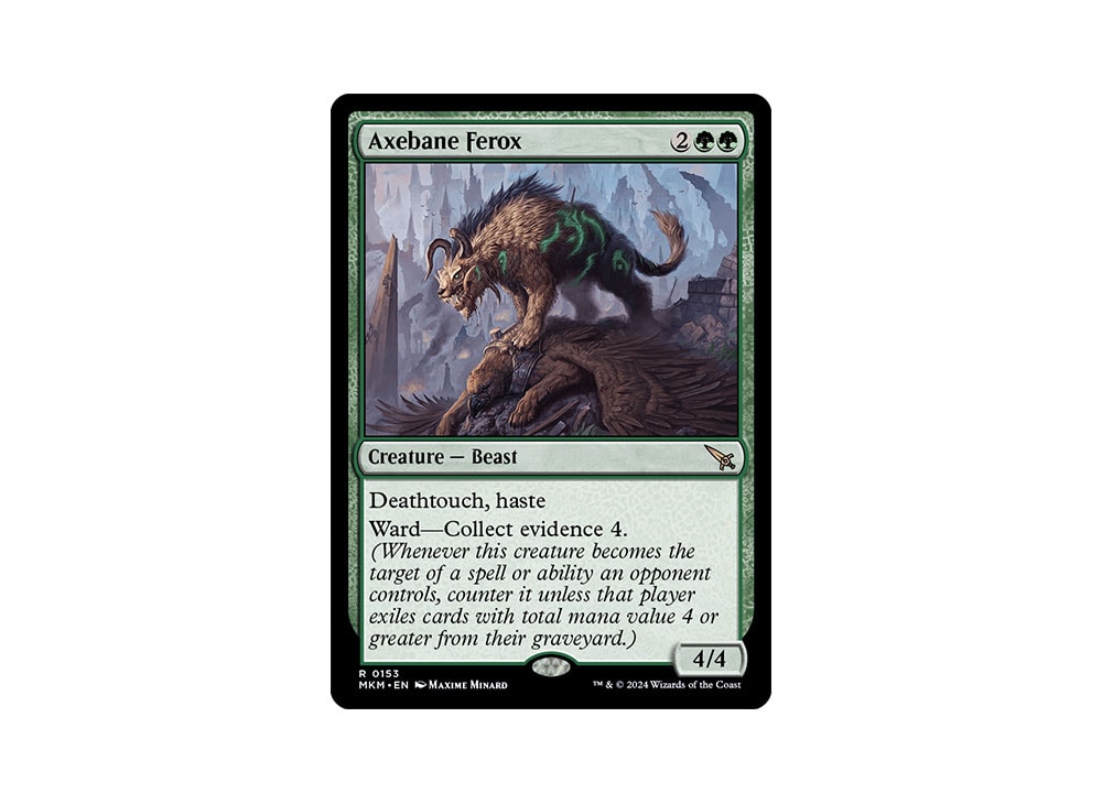 Axebane Ferox R :Foil [MKM 0153] [EN](Murders at Karlov Manor) | SNKRDUNK