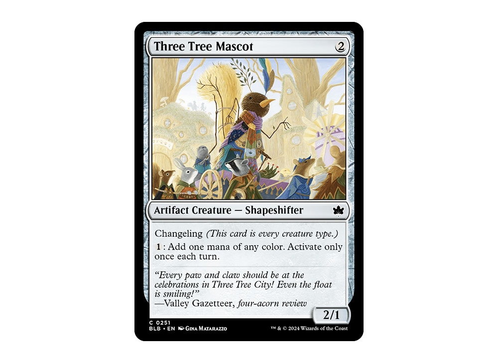 Three Tree Mascot C :Foil [BLB 0251] [EN](Bloomburrow) | SNKRDUNK