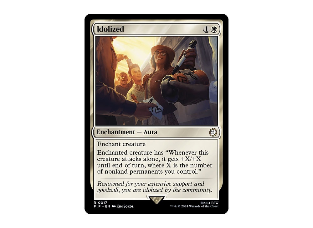 Idolized R :Foil [PIP 0017] [EN](Fallout) | SNKRDUNK