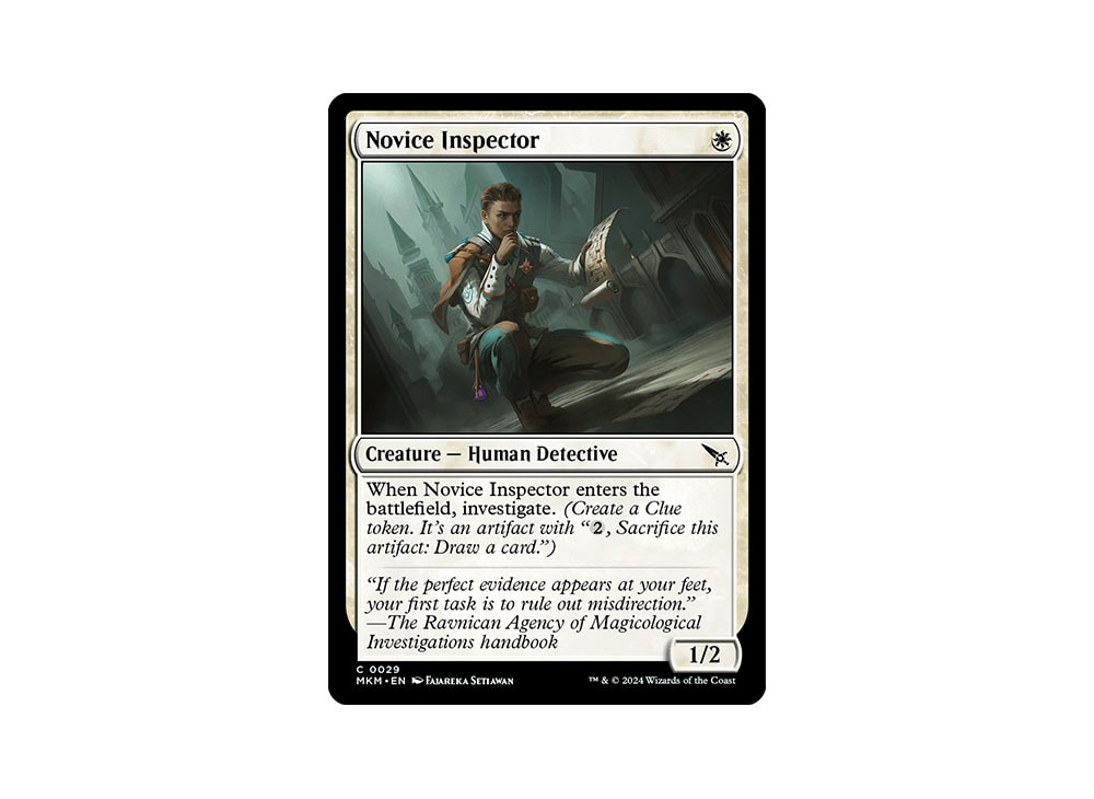 Novice Inspector C :Foil [MKM 0029] [EN](Murders at Karlov Manor ...