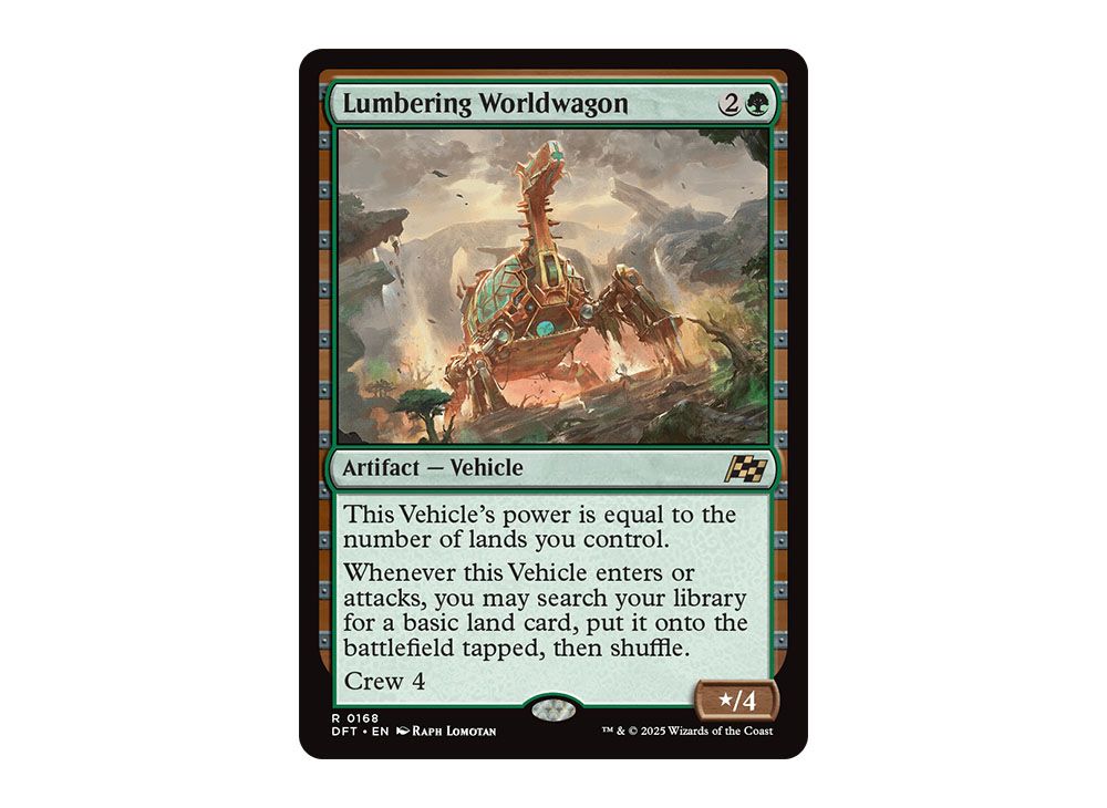 Lumbering Worldwagon R :Foil [DFT 0168] [EN](Aetherdrift) | SNKRDUNK