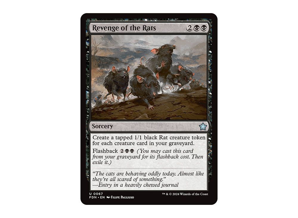 Revenge of the Rats U :Foil [FDN 0067] [EN](Foundations) | SNKRDUNK