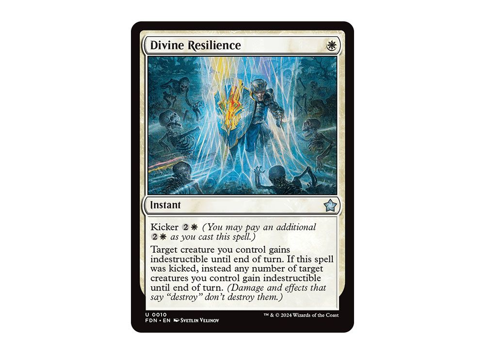 Divine Resilience U :Foil [FDN 0010] [EN](Foundations) | SNKRDUNK