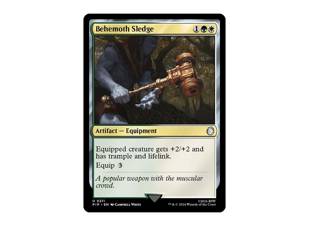 Behemoth Sledge U :Foil [PIP 0211] [EN](Fallout) | SNKRDUNK