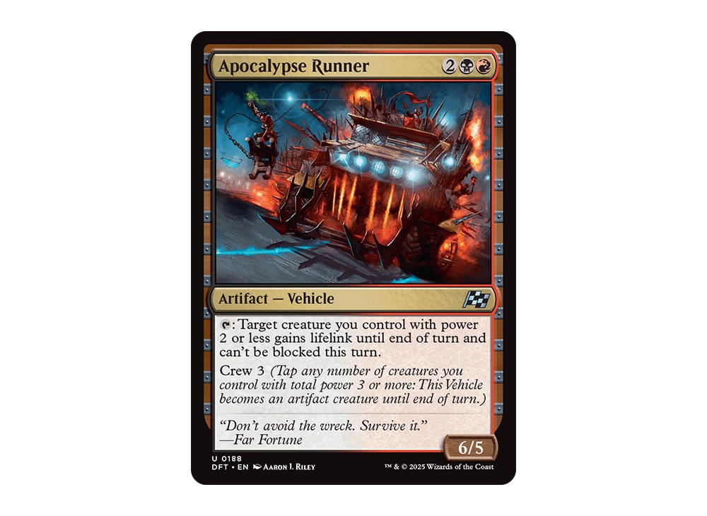 Apocalypse Runner U :Foil [DFT 0188] [EN](Aetherdrift) | SNKRDUNK