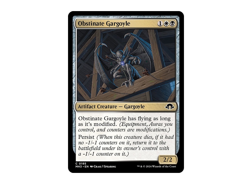 Obstinate Gargoyle C :Foil [MH3 0195] [EN](Modern Horizons 3) | SNKRDUNK