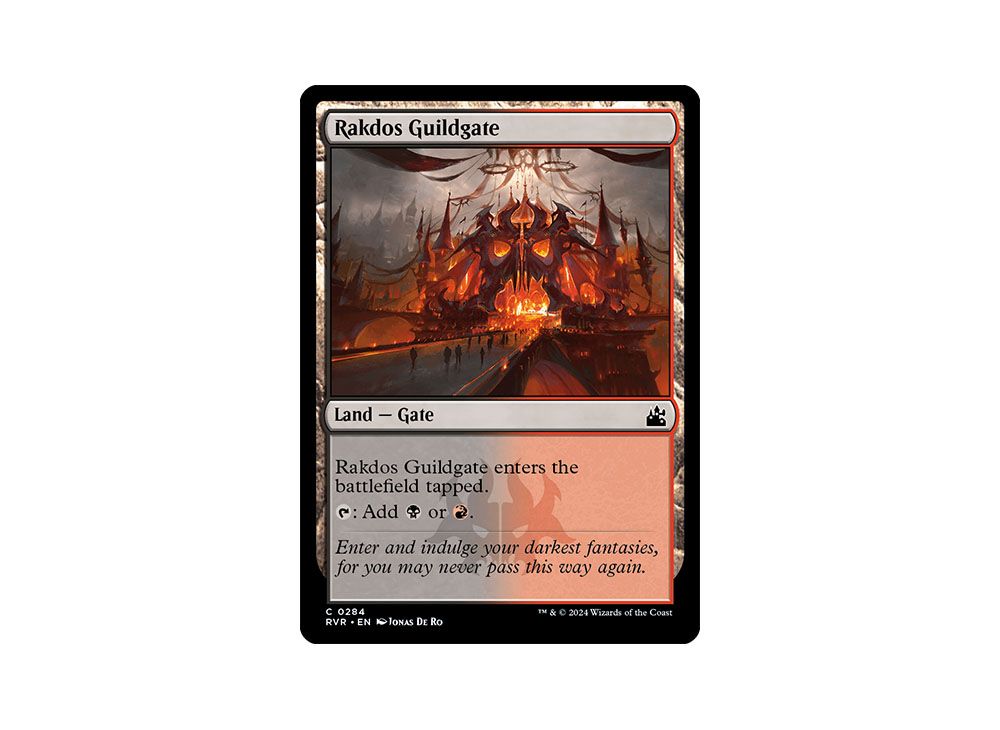 Rakdos Guildgate C :Foil [RVR 0284] [EN](Ravnica Remastered) | SNKRDUNK
