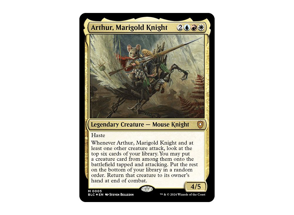 Arthur Marigold Knight M :Foil [BLC 0005] [EN](Bloomburrow) | SNKRDUNK