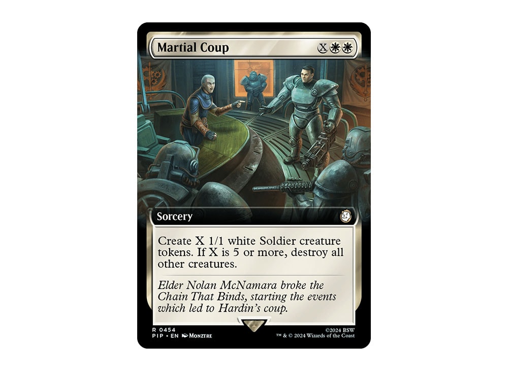 Martial Coup R :Foil [PIP 0454] [EN](Fallout) | SNKRDUNK