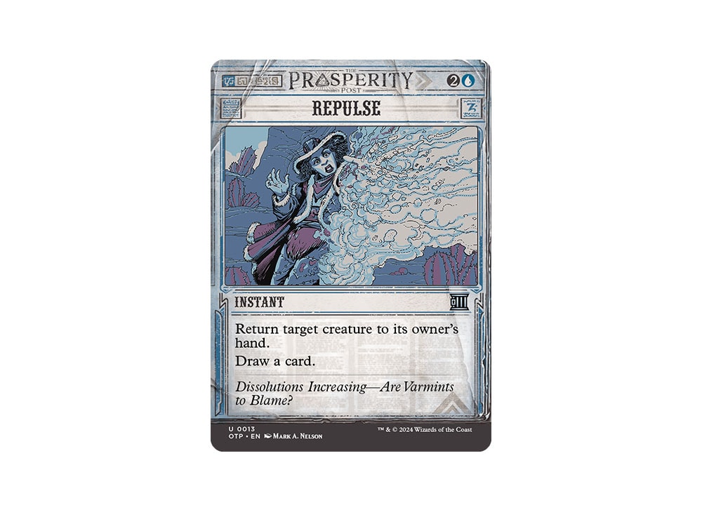 Repulse U :Foil [OTP 0013] [EN](Outlaws of Thunder Junction) | SNKRDUNK