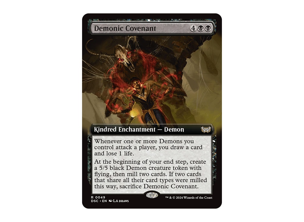Demonic Covenant R [DSC 0049] [EN](Duskmourn : House of Horror) | SNKRDUNK