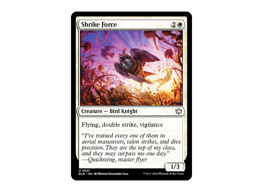 Shrike Force U :Foil [BLB 0031] [EN](Bloomburrow) | SNKRDUNK