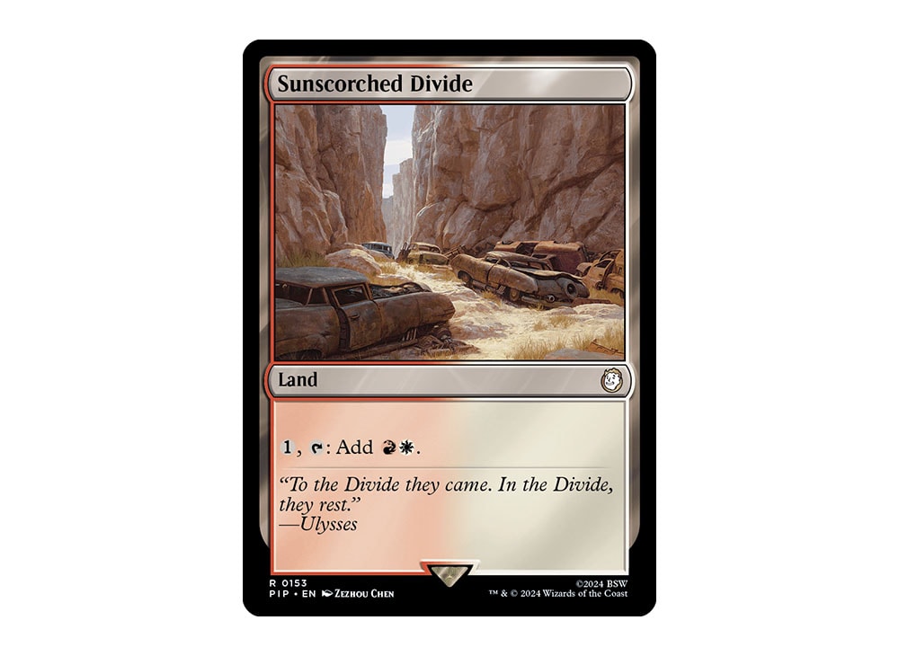 Sunscorched Divide R :Foil [PIP 0153] [EN](Fallout) | SNKRDUNK
