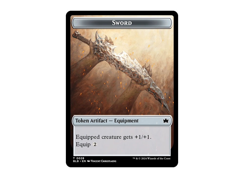 Sword T :Foil [BLB 0028] [EN](Bloomburrow) | SNKRDUNK