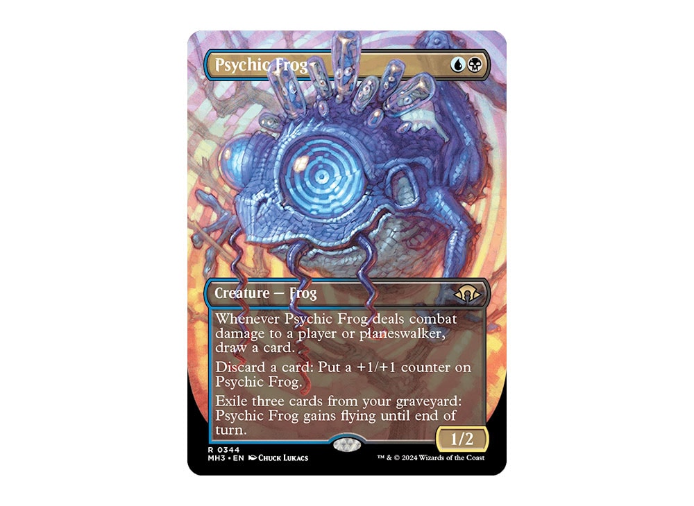 Psychic Frog R :Foil :Borderless [MH3 0344] [EN](Modern Horizons 3 ...