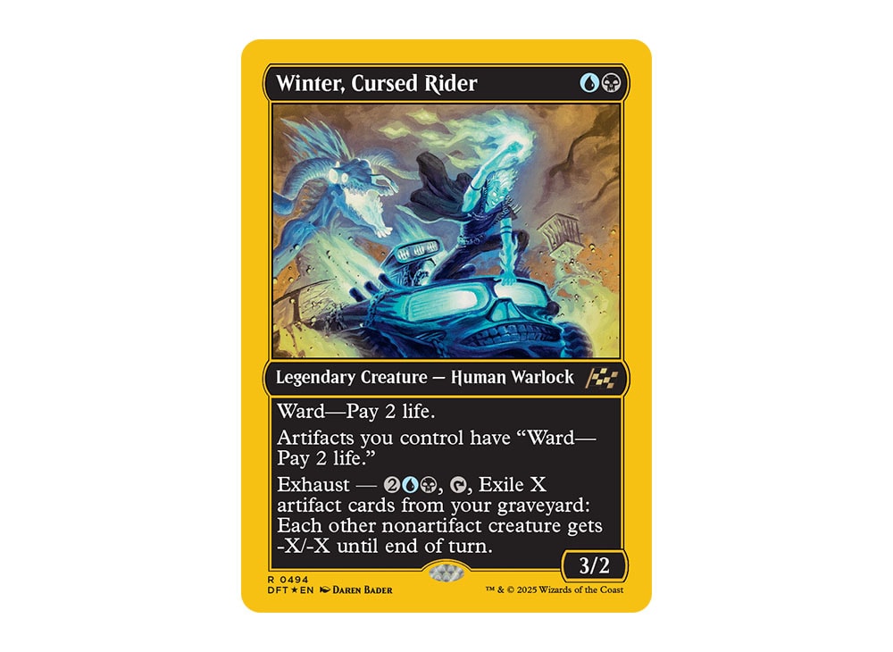 Winter Cursed Rider R :Foil [DFT 0494] [EN](Aetherdrift) | SNKRDUNK