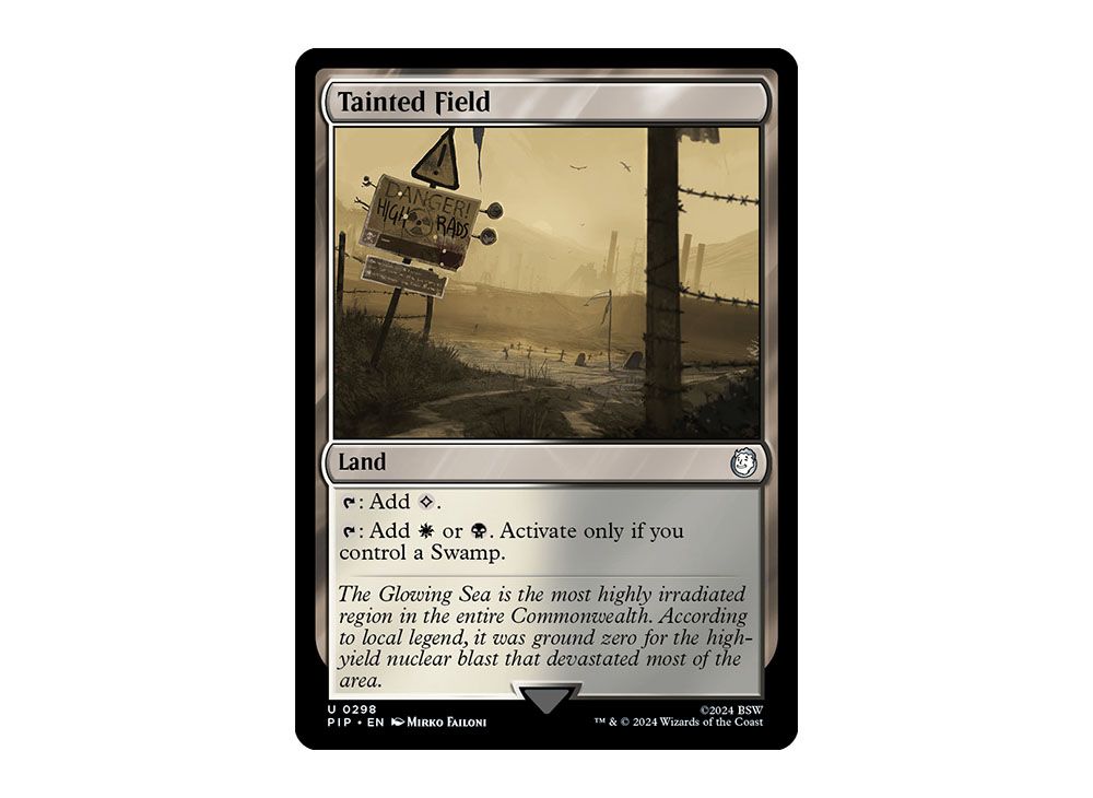 Tainted Field U :Foil [PIP 0298] [EN](Fallout) | SNKRDUNK