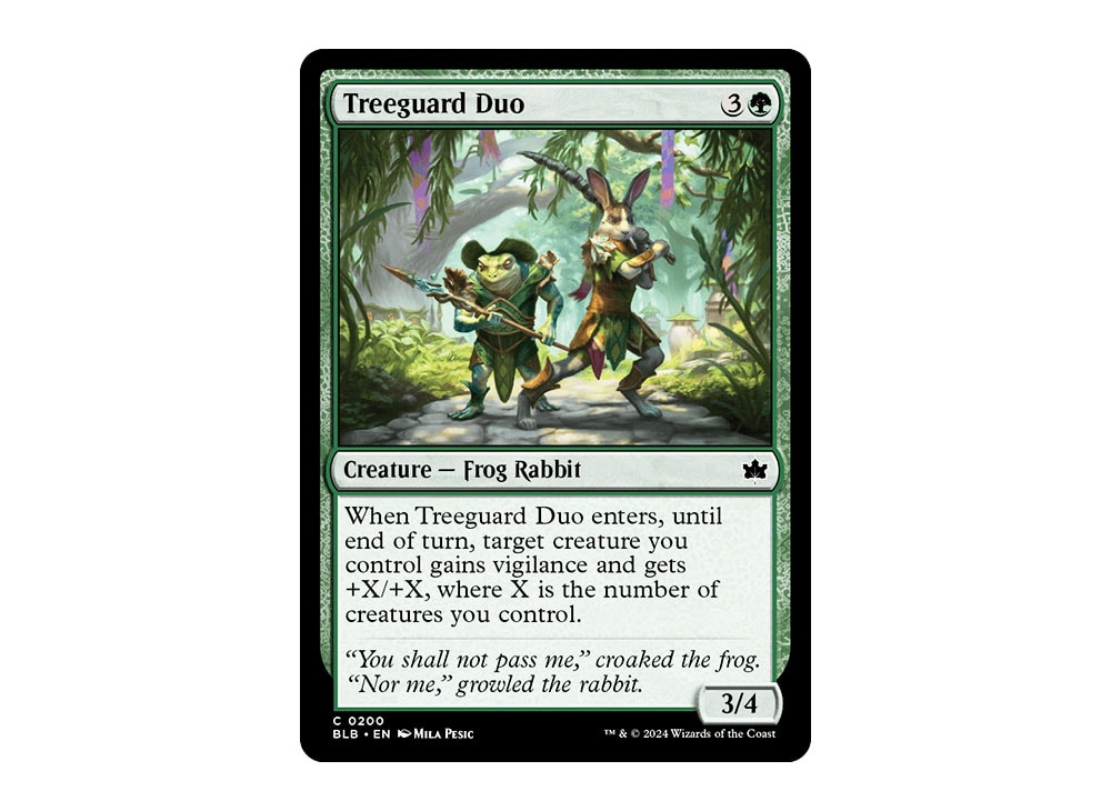 Treeguard Duo C :Foil [BLB 0200] [EN](Bloomburrow) | SNKRDUNK