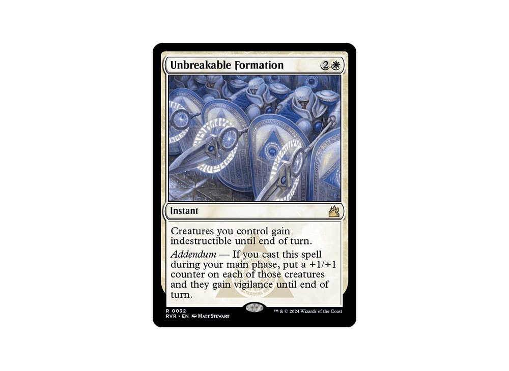 Unbreakable Formation R :Foil [RVR 0032] [EN](Ravnica Remastered ...