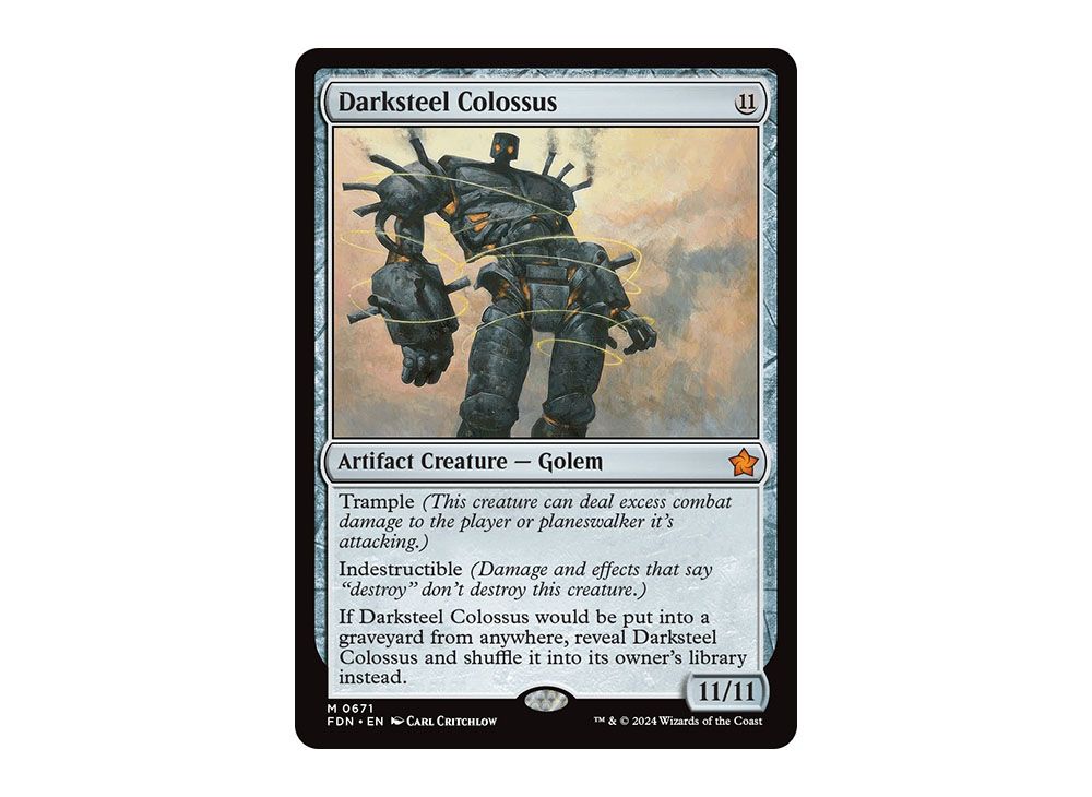 Darksteel Colossus M [FDN 0671] [EN](Foundations) | SNKRDUNK