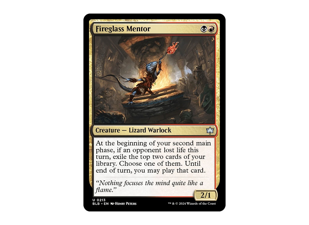 Fireglass Mentor U :Foil [BLB 0213] [EN](Bloomburrow) | SNKRDUNK