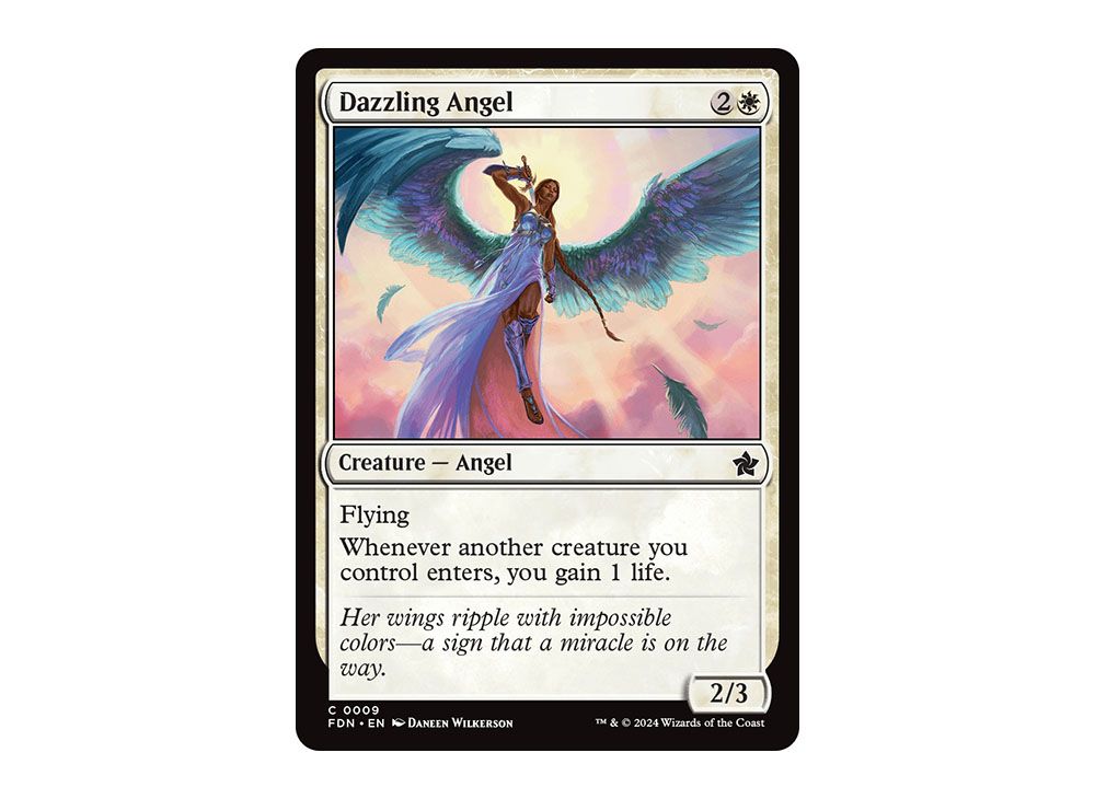 Dazzling Angel C :Foil [FDN 0009] [EN](Foundations) | SNKRDUNK