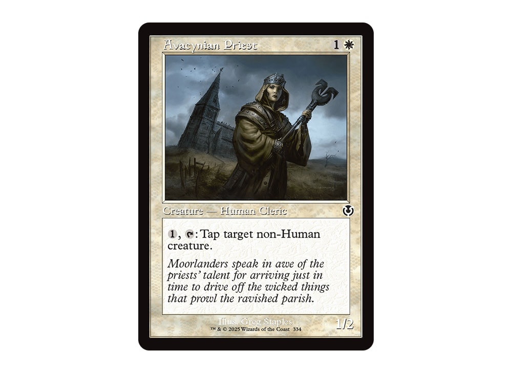 Avacynian Priest C :Foil :Retro Frame [INR 334] [EN](Innistrad ...