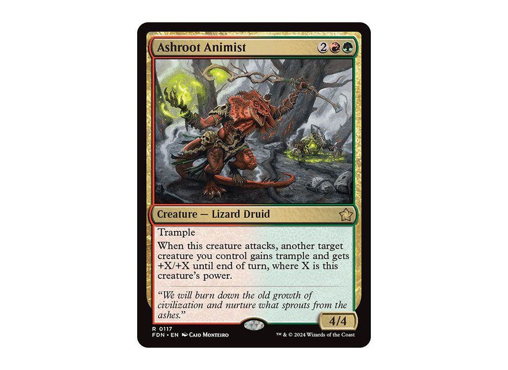 Ashroot Animist R :Foil [FDN 0117] [EN](Foundations) | SNKRDUNK