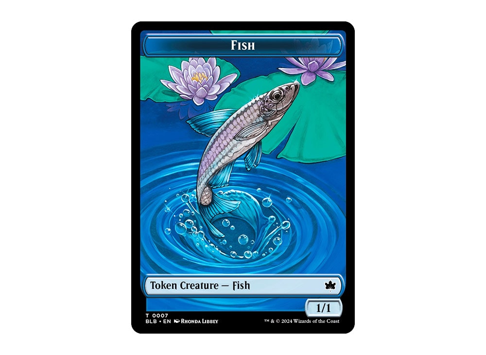 Fish Token T :Foil [BLB 0007] [EN](Bloomburrow) | SNKRDUNK