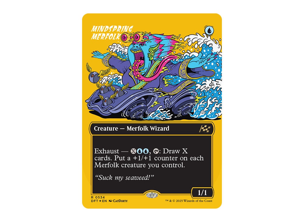 Mindspring Merfolk R :Foil [DFT 0534] [EN](Aetherdrift) | SNKRDUNK