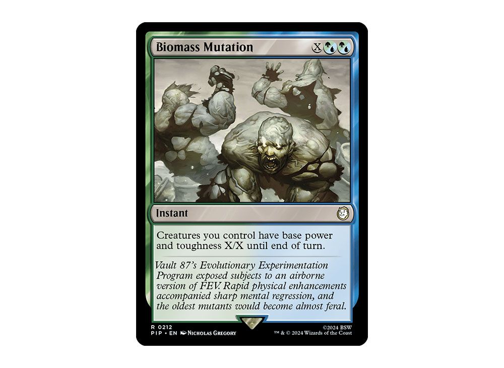 Biomass Mutation R :Foil [PIP 0212] [EN](Fallout) | SNKRDUNK