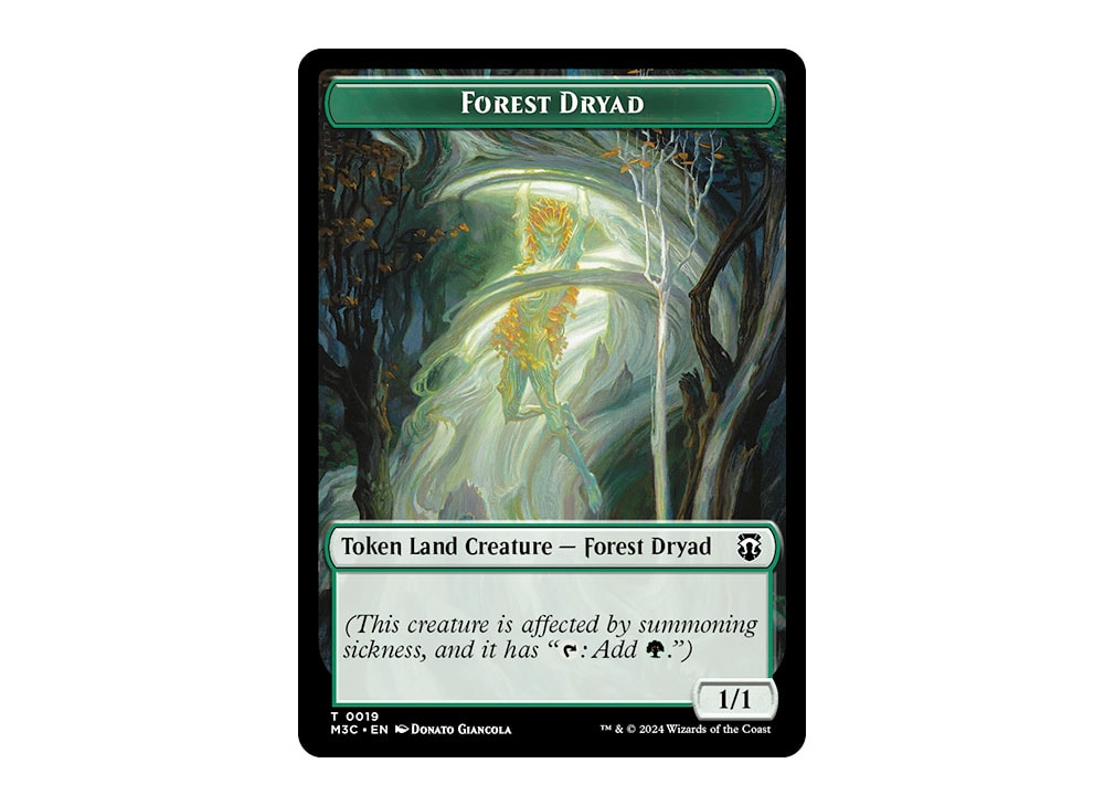 Forest Dryad Token / Vivien Reid T [M3C 0019] [EN](Modern Horizons 3 ...