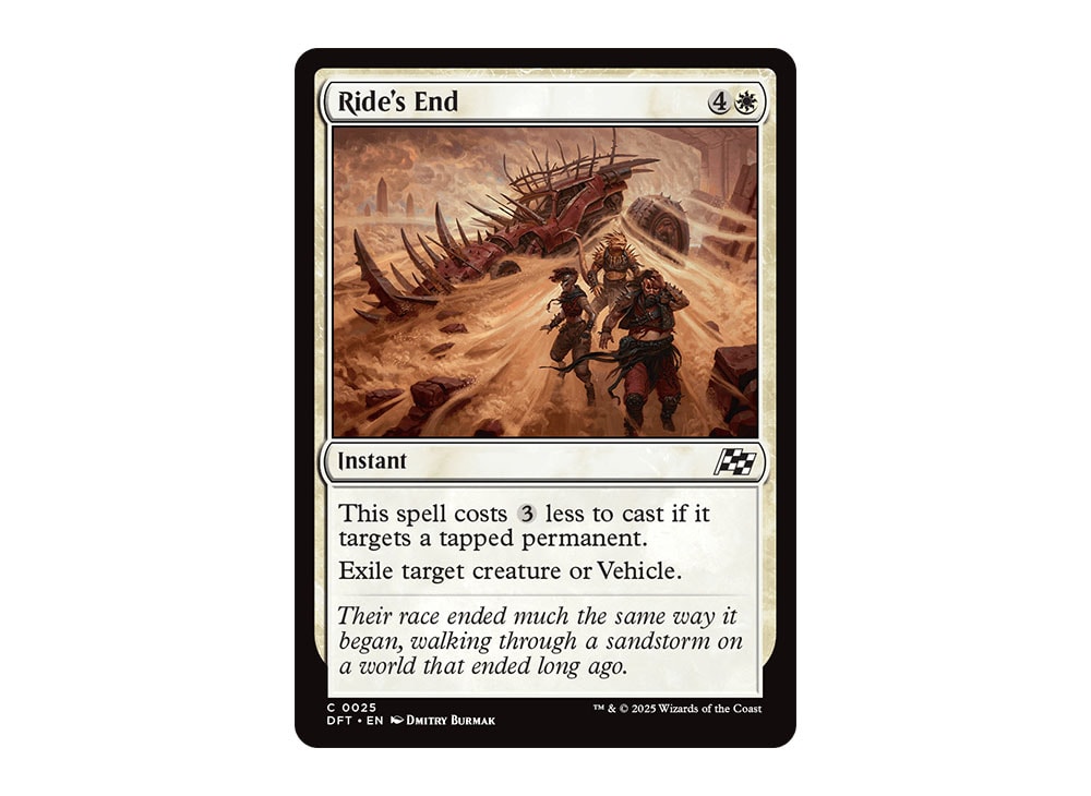 Ride's End C :Foil [DFT 0025] [EN](Aetherdrift) | SNKRDUNK