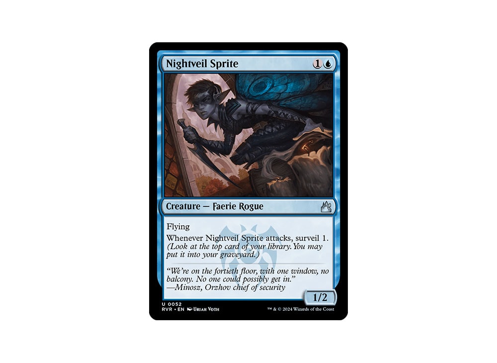 Nightveil Sprite U :Foil [RVR 0052] [EN](Ravnica Remastered) | SNKRDUNK