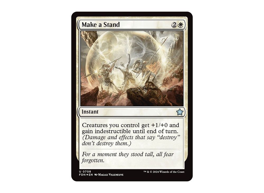 Make a Stand U :Foil [FDN 0708] [EN](Foundations) | SNKRDUNK