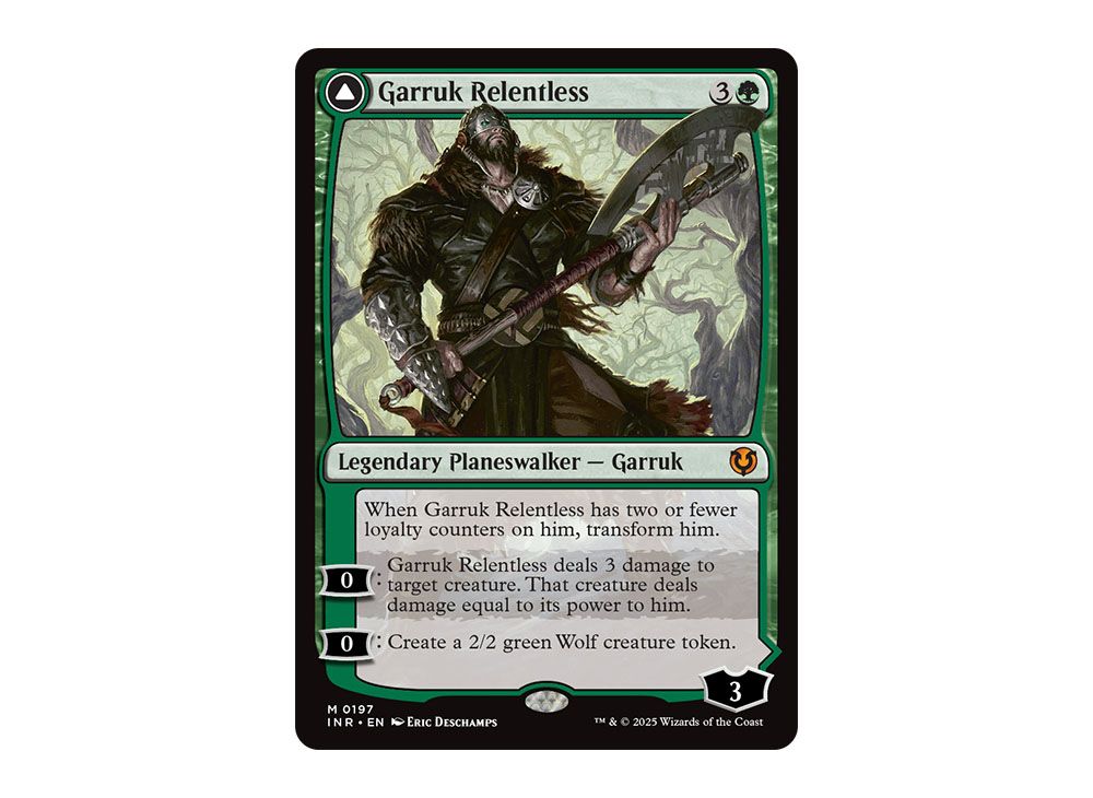 Garruk Relentless / Garruk the Veil-Cursed M :Foil [INR 0197] [EN ...