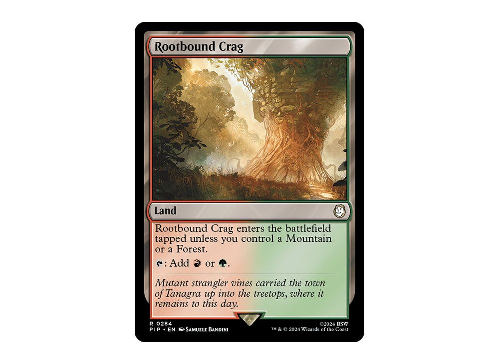 Rootbound Crag R :Foil [PIP 0284] [EN](Fallout) | SNKRDUNK