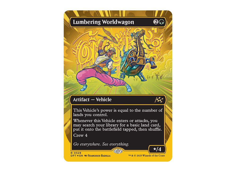 Lumbering Worldwagon R :Foil [DFT 0528] [EN](Aetherdrift) | SNKRDUNK