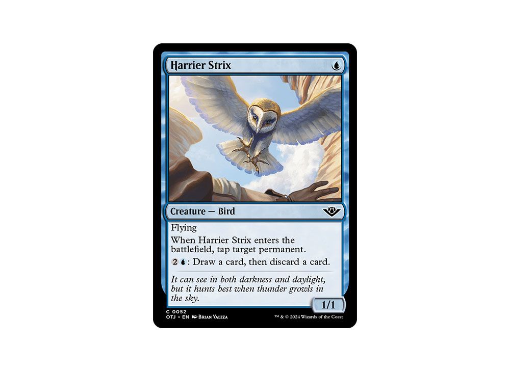 Harrier Strix C :Foil [OTJ 0052] [EN](Outlaws of Thunder Junction ...