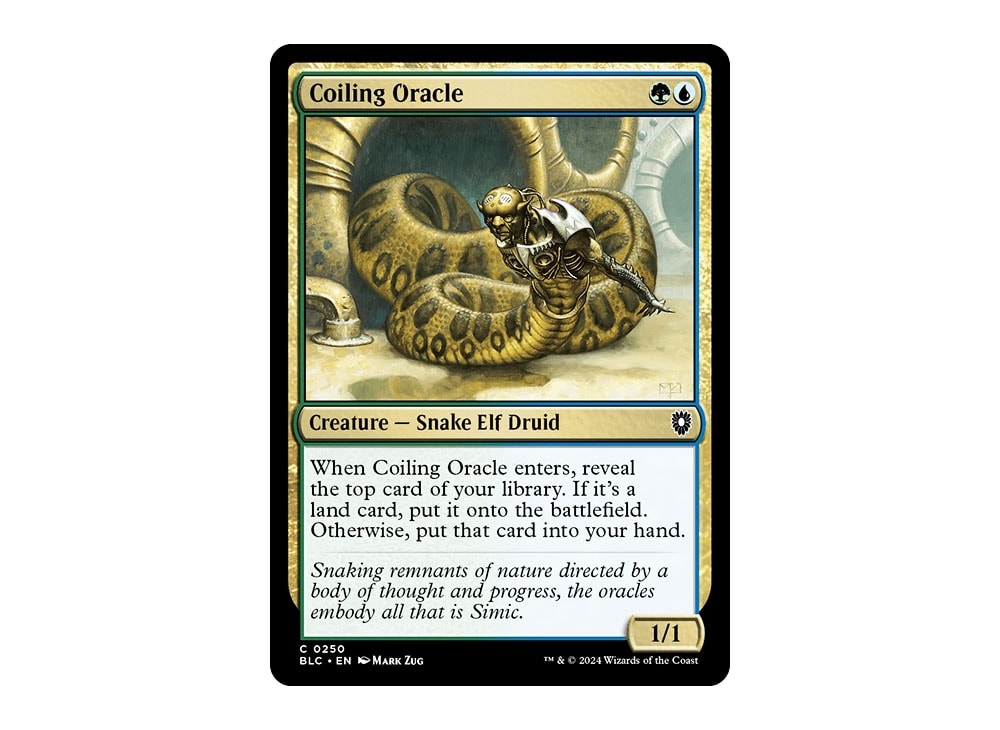 Coiling Oracle C [BLC 0250] [EN](Bloomburrow) | SNKRDUNK