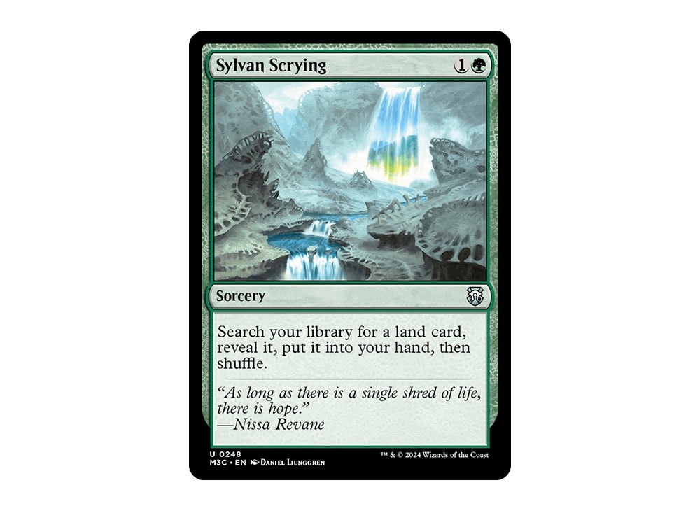 Sylvan Scrying U :Foil [M3C 0248] [EN](Modern Horizons 3) | SNKRDUNK