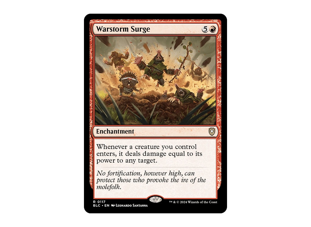 Warstorm Surge R [BLC 0117] [EN](Bloomburrow) | SNKRDUNK