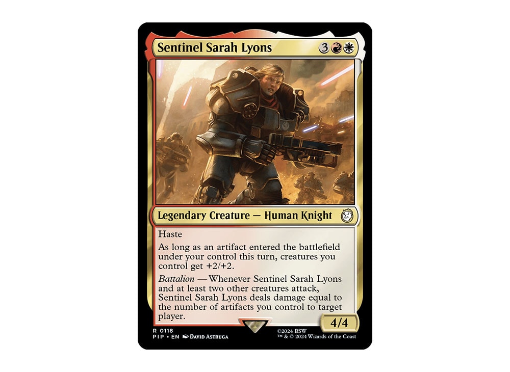 Sentinel Sarah Lyons R :Foil [PIP 0118] [EN](Fallout) | SNKRDUNK
