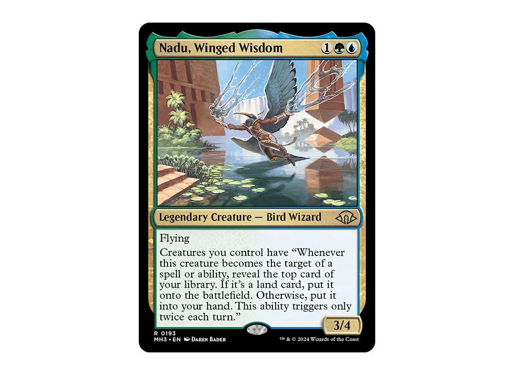 Nadu Winged Wisdom R :Foil [MH3 0193] [EN](Modern Horizons 3) | SNKRDUNK