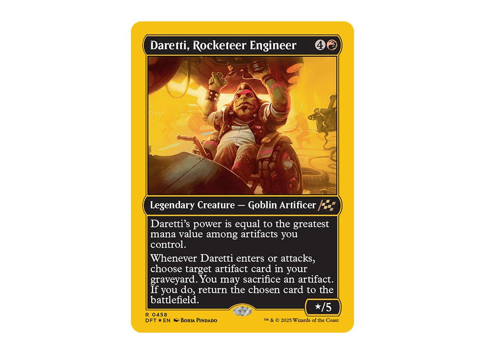 Daretti Rocketeer Engineer R :Foil [DFT 0458] [EN](Aetherdrift) | SNKRDUNK