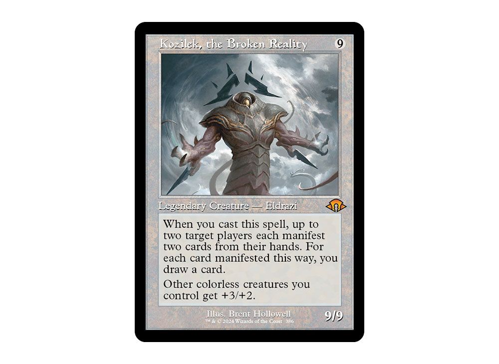 Kozilek the Broken Reality M :Foil :Retro Frame [MH3 386] [EN](Modern ...