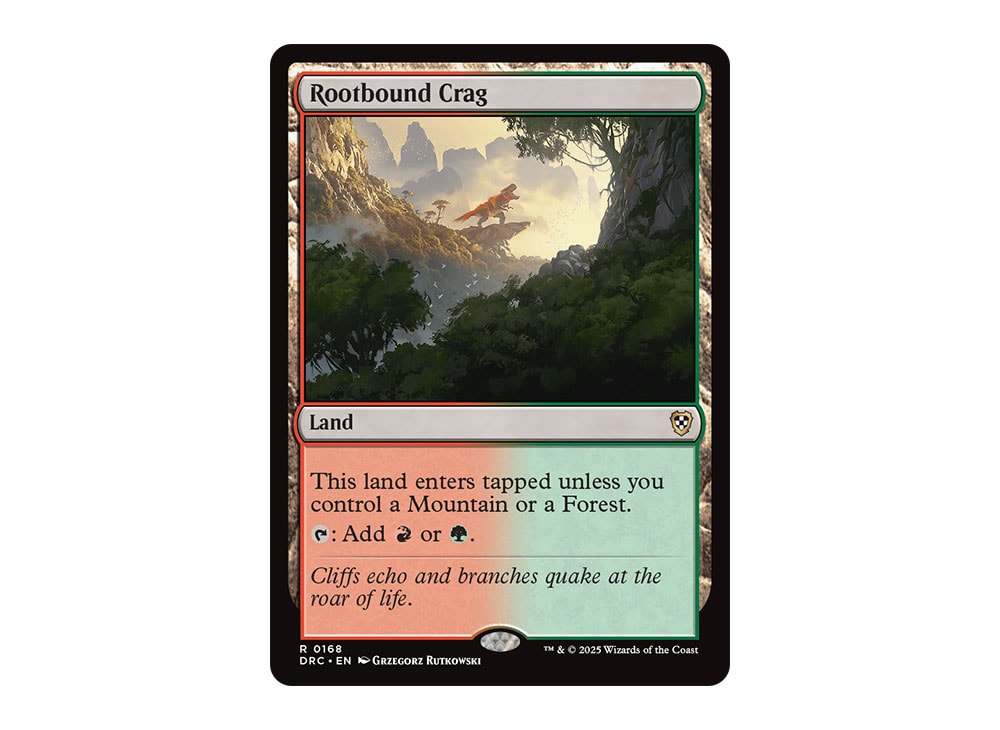 Rootbound Crag R [DRC 0168] [EN](Aetherdrift) | SNKRDUNK