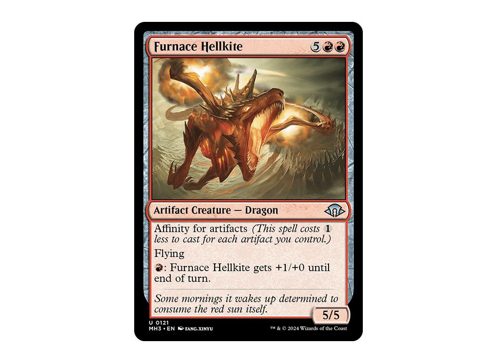 Furnace Hellkite U :Foil [MH3 0121] [EN](Modern Horizons 3) | SNKRDUNK