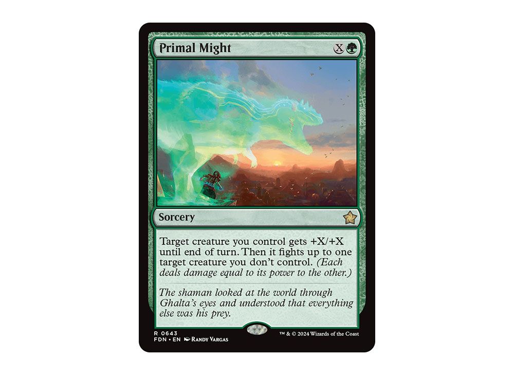 Primal Might R [FDN 0643] [EN](Foundations) | SNKRDUNK